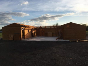 U Shaped Stable Block